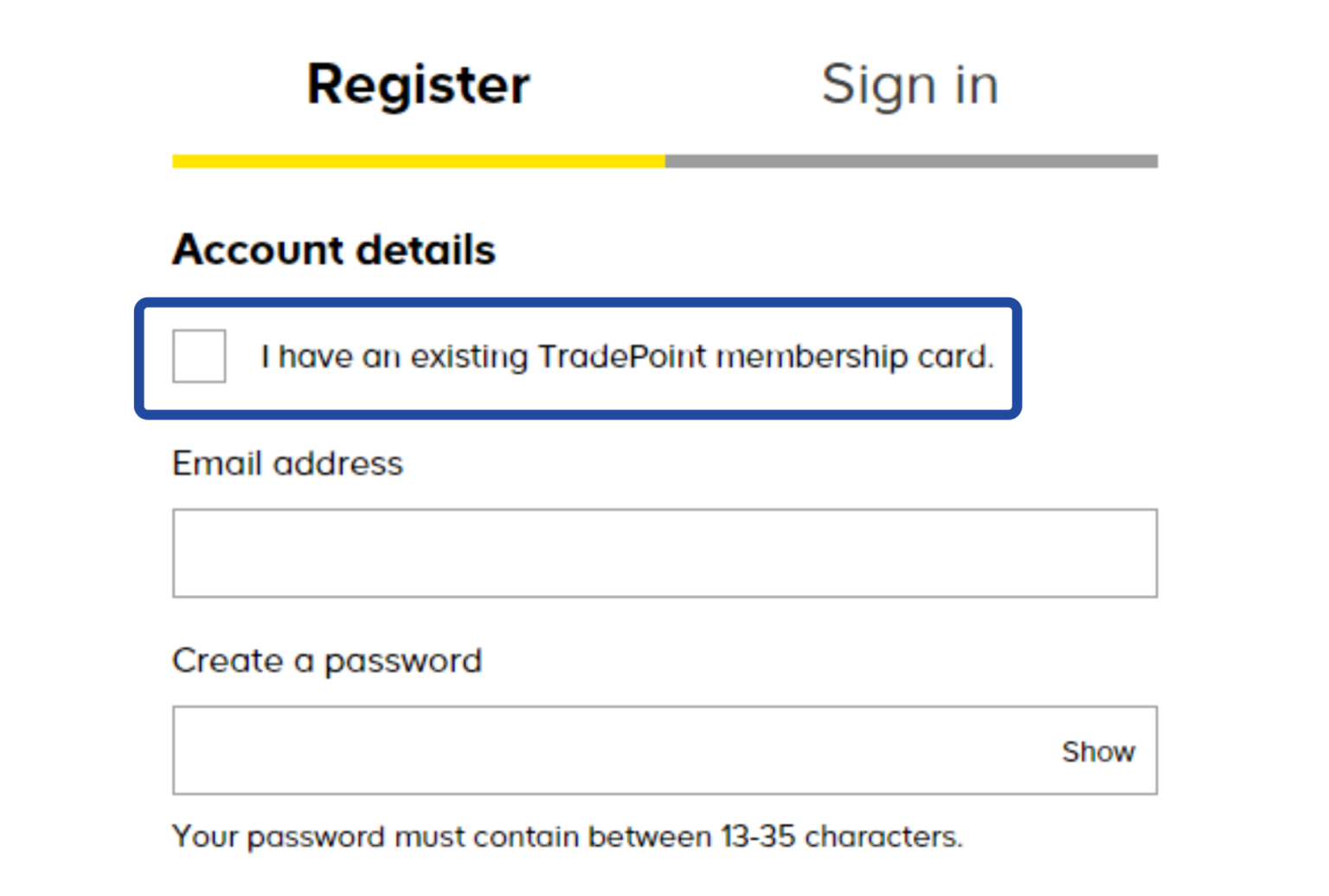 Creating Your Digital TradePoint Card - HomePro